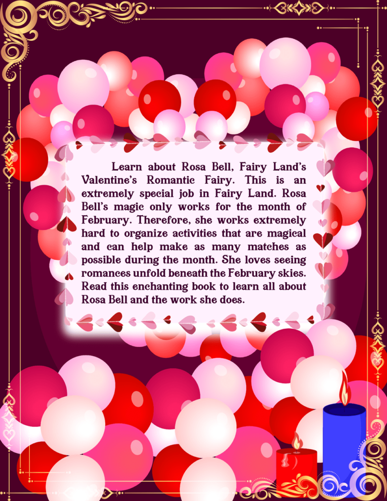 Rosa Bell The Valentine's Romantic Fairy | Teelie Turner Author
